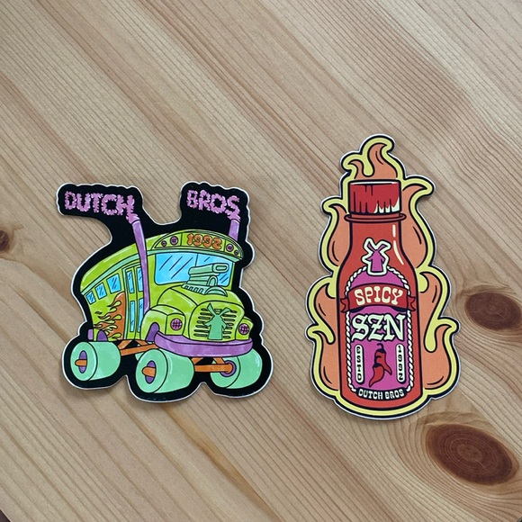 Dutch Bros | Other | New Dutch Bros Sticker Cute Designs | Poshmark